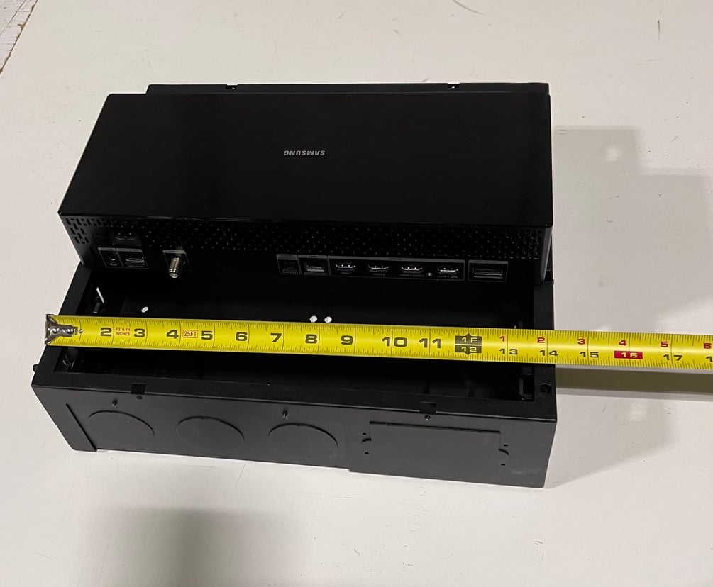 Hiding Samsung One Connect Box